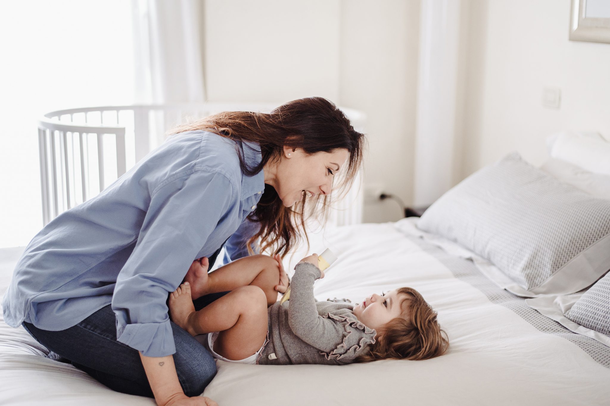 Facciamo il pieno di coccole. La nostra routine - Ricomincio da quattro